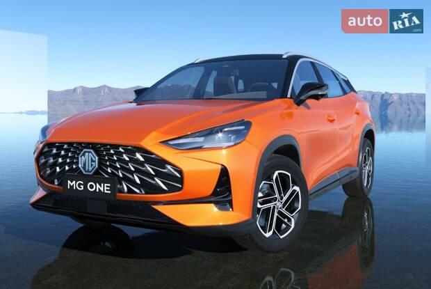 AUTO.RIA – Нове авто МГ Ван (MG One), 1.5T CVT (167 к.с.) LUX 2025 р.в., orange + black roof ...