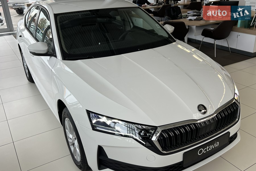 Купити нове авто Skoda Octavia Essence 2024, Candy White, Автомат. Ціна ...