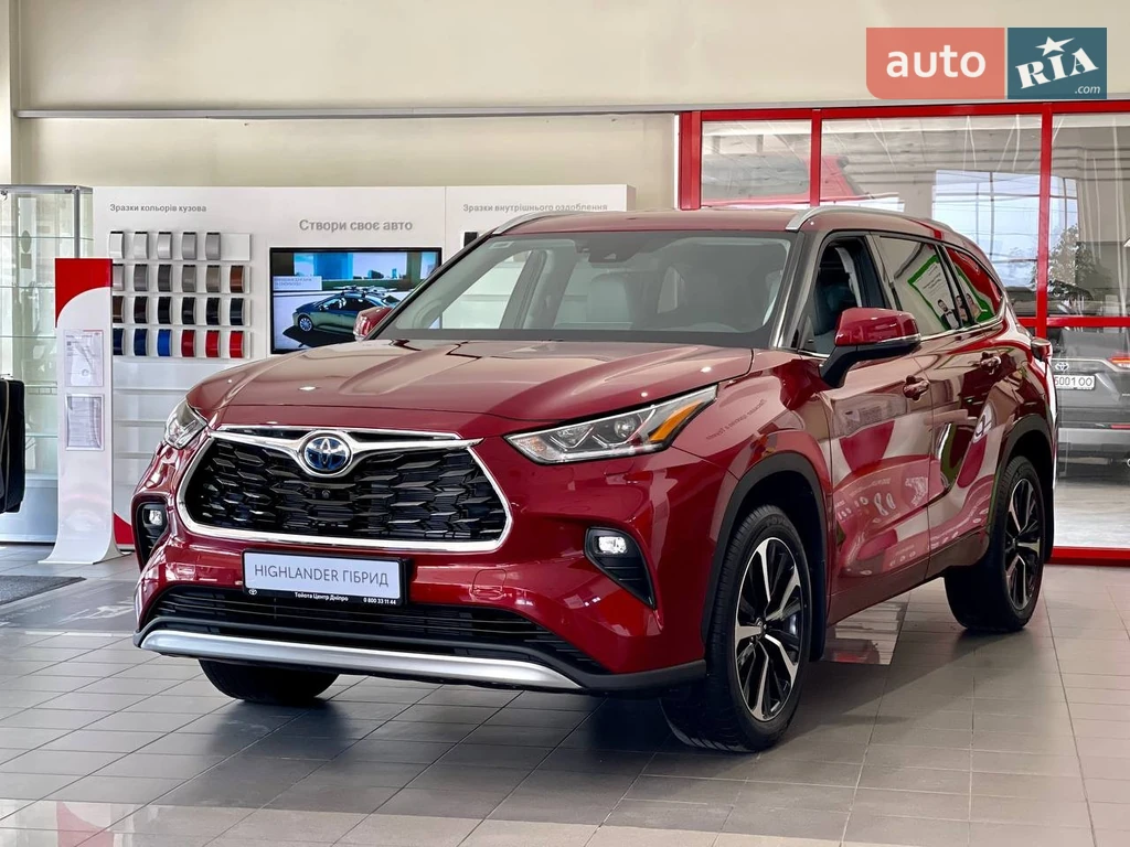 AUTO.RIA – Нове авто Тойота Хайлендер (Toyota Highlander), 2.5h e-CVT ...