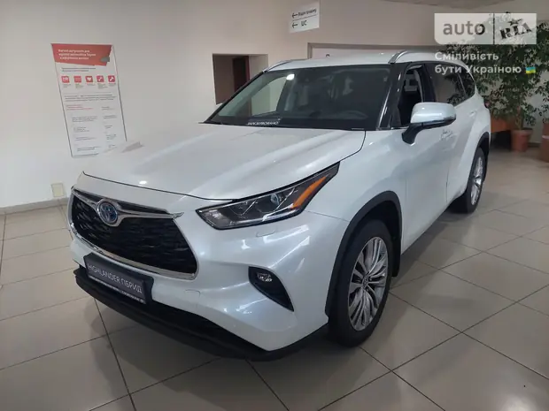 AUTO.RIA – Нове авто Тойота Хайлендер (Toyota Highlander), 2.5h e-CVT ...